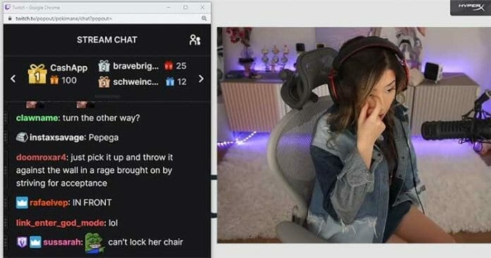 Pokimane's Clumsy 2021-2022 Transition To An Aeron Chair