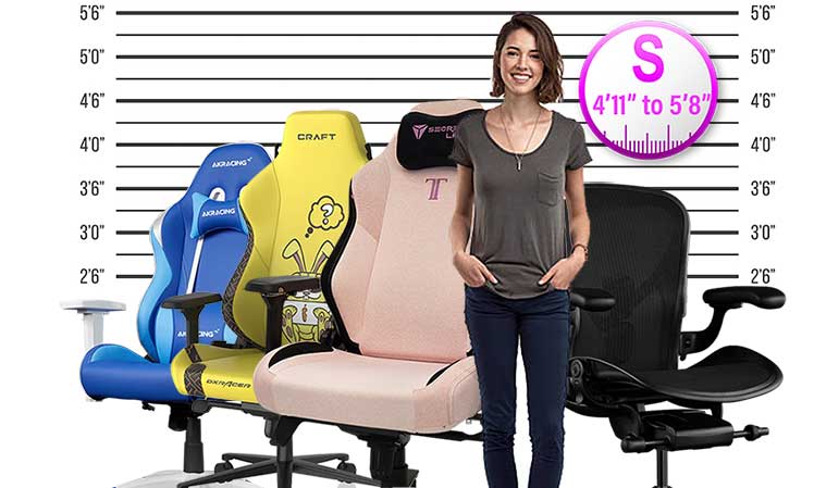Best Small Gaming Chairs For Petite Sizes 149 cm+ (4'11")