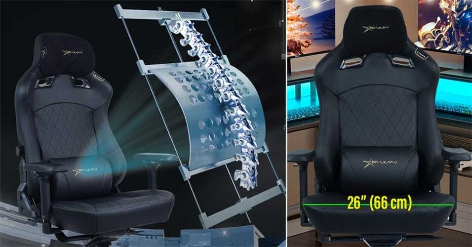 5 Premium XL Gaming Chairs With 400 lbs Big & Tall Support